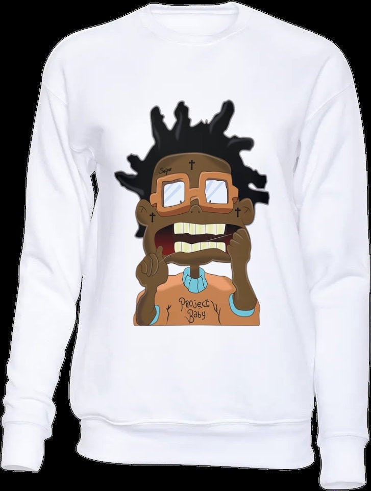 Black Chuckie Rugrats | Black Rugrats Sweater | SHOPBOY GRAPHICS ...