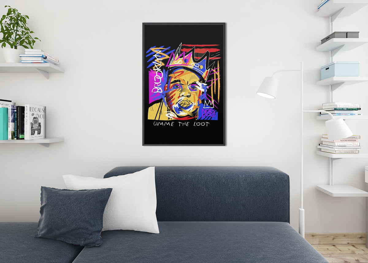 Biggie Crown Poster | Biggie Smalls Poster | SHOPBOY GRAPHICS – Freshly ...